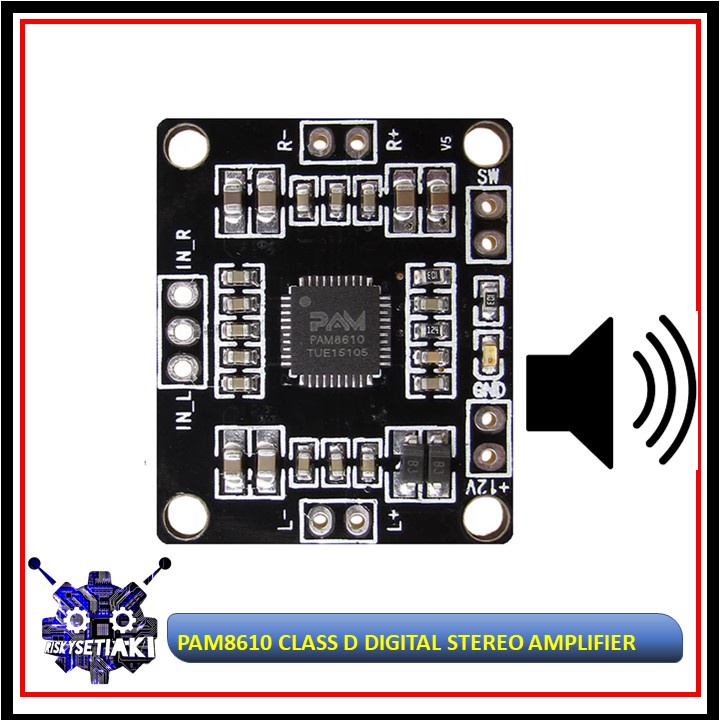 Jual PAM8610 CLASS D DIGITAL STEREO AMPLIFIER 2X15W PAM 8610 | Shopee ...
