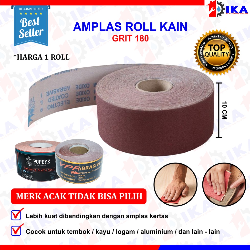Jual Amplas Meteran Roll Kayu Tembok Ampelas Rol Grit 60.80.100.120.150 ...