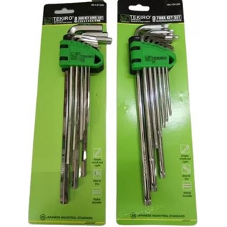 Jual Tekiro Kunci L Panjang - TEKIRO KUNCI L SET ORIGINAL TEKIRO L PANJANG 9 PCS LONG HEX KEY ...