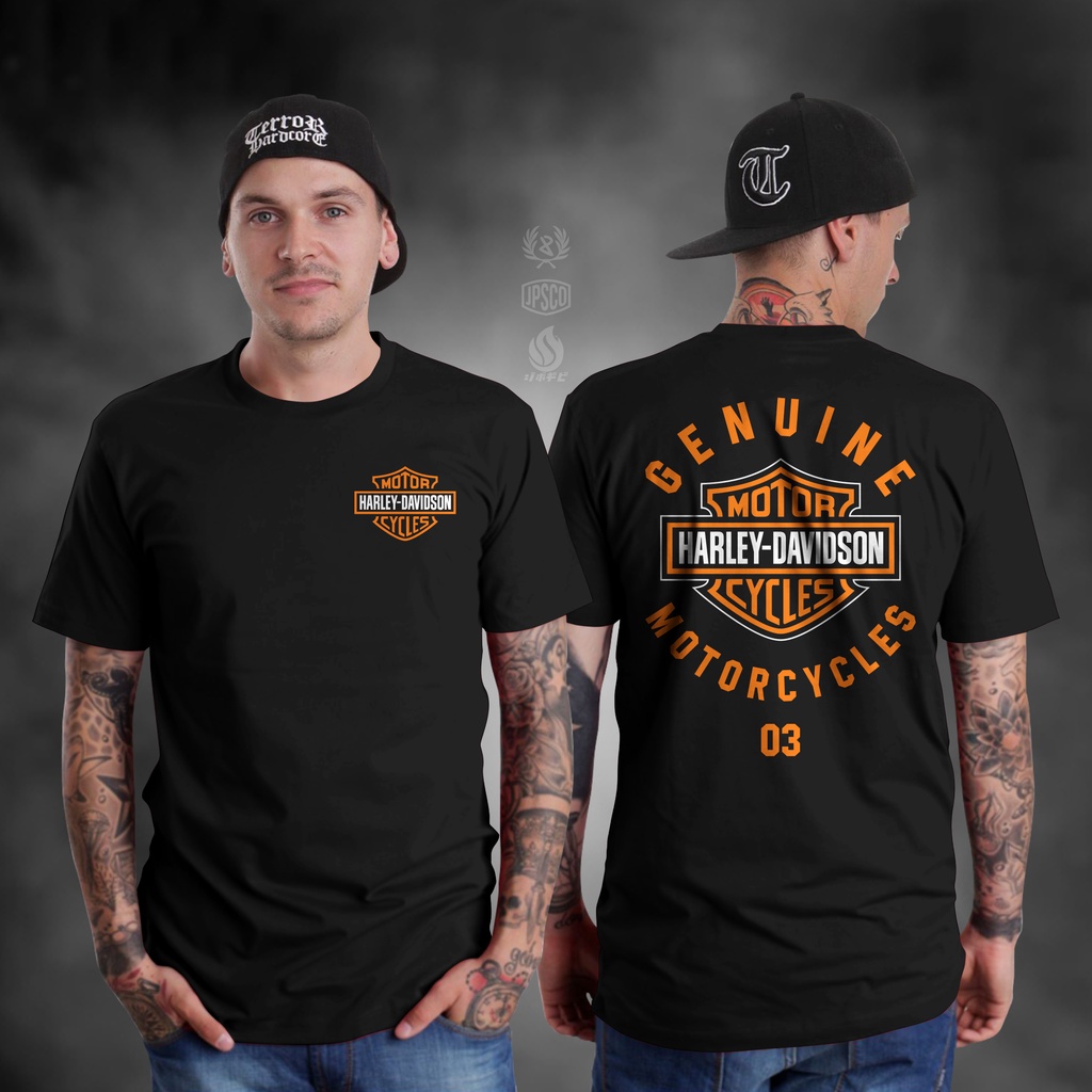 Jual Kaos Biker Harley Davidson Motorcycle Baju Rider Motor Series ...