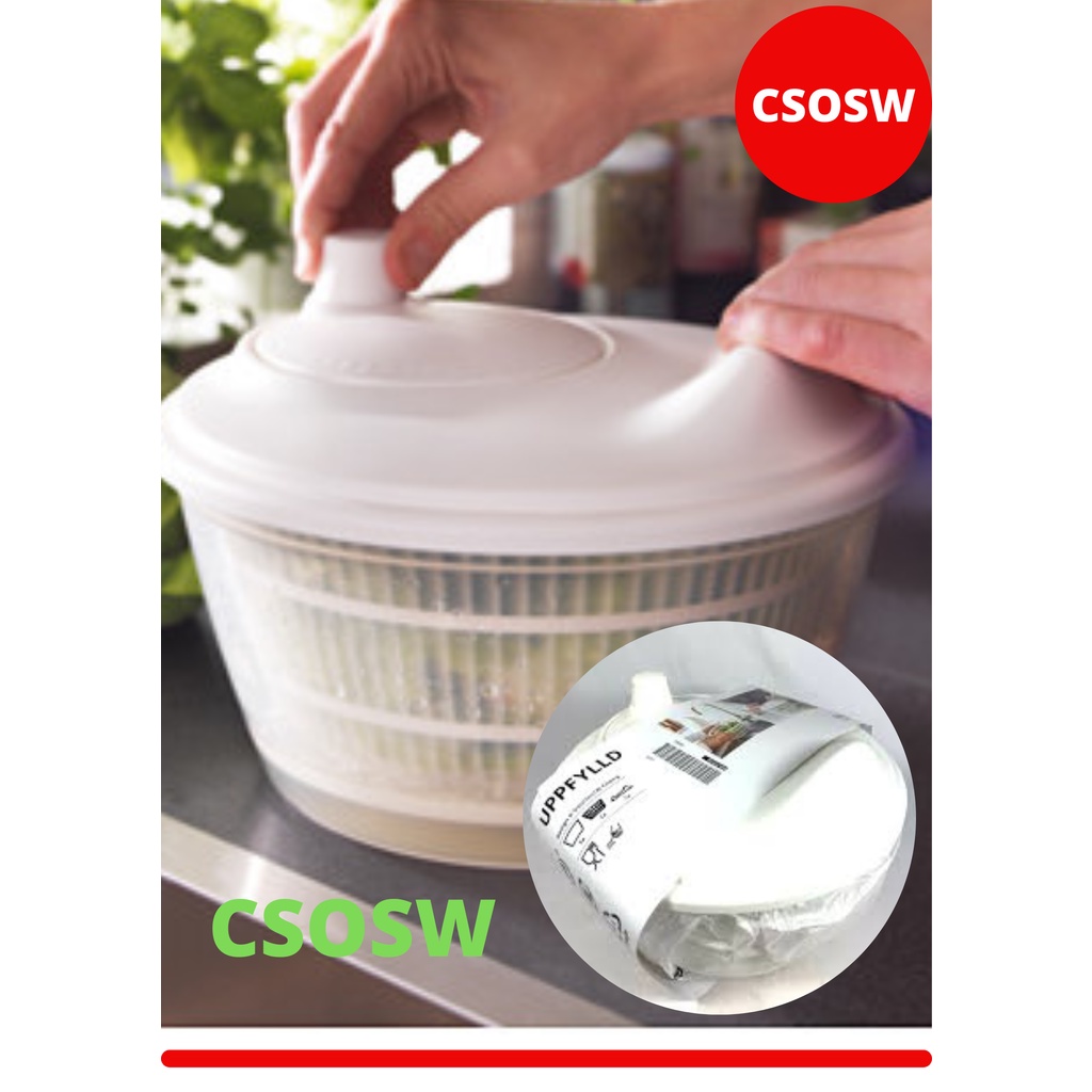 Jual TOKIG - UPFYLD Wadah Pengering Sayuran Penyaji Salad Spinner BPA ...