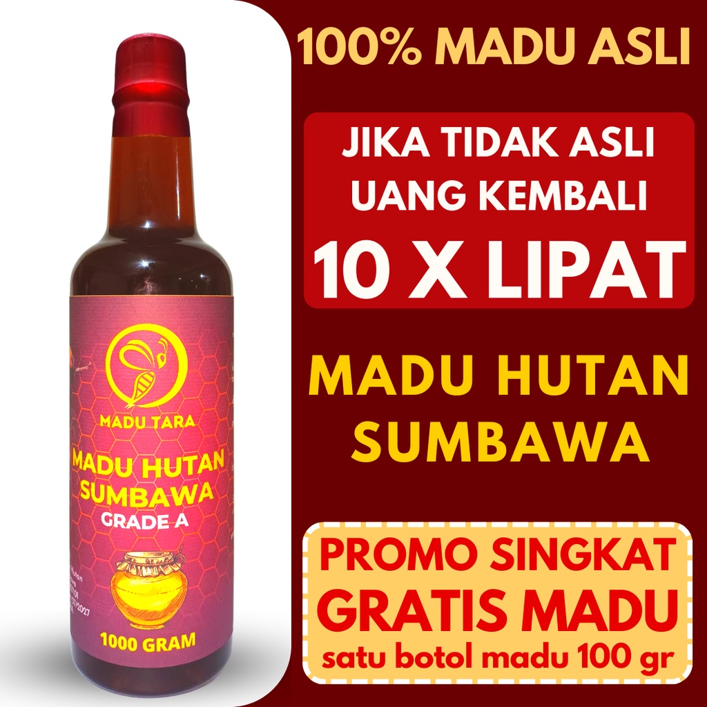 Jual MADU HUTAN SUMBAWA MADU ASLI MADU MENTAH MURNI RAW HONEY MADU TARA ...