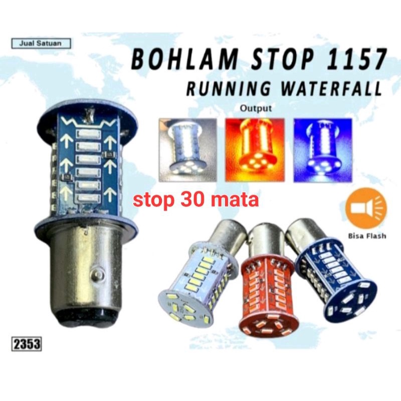 Jual LAMPU STOP 30 LED RUNNING / LAMPU REM MOTOR RUNNING 30 LED ...