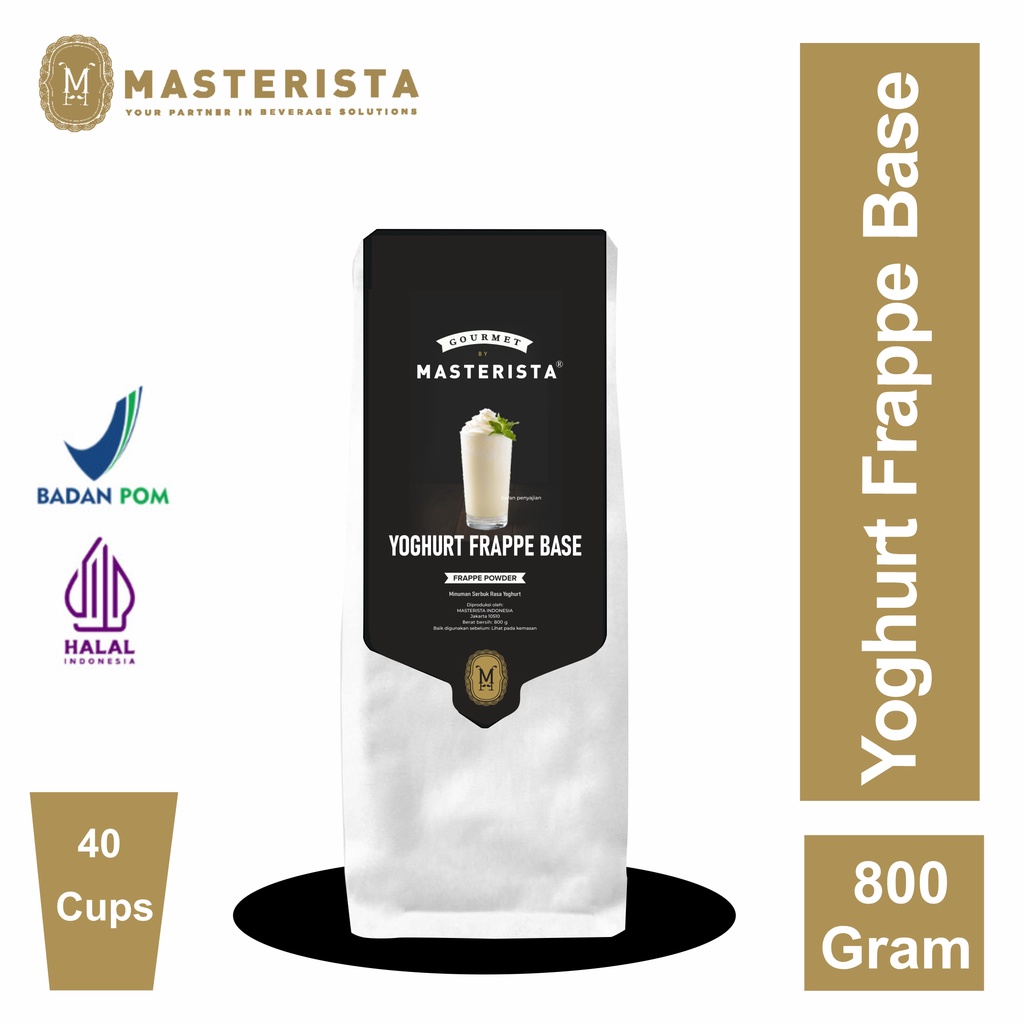 Jual Masterista Bubuk Minuman Yoghurt Frappe Base Masterista 800gr ...