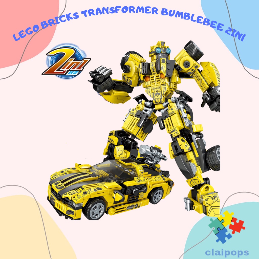 Jual Mainan Lego Bricks Transformer Bumblebee 2in1 (Robot dan Mobil ...