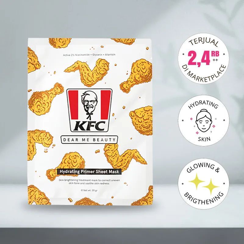Jual Dear Me Beauty X KFC Hydrating Primer Sheet Mask - Masker Wajah ...