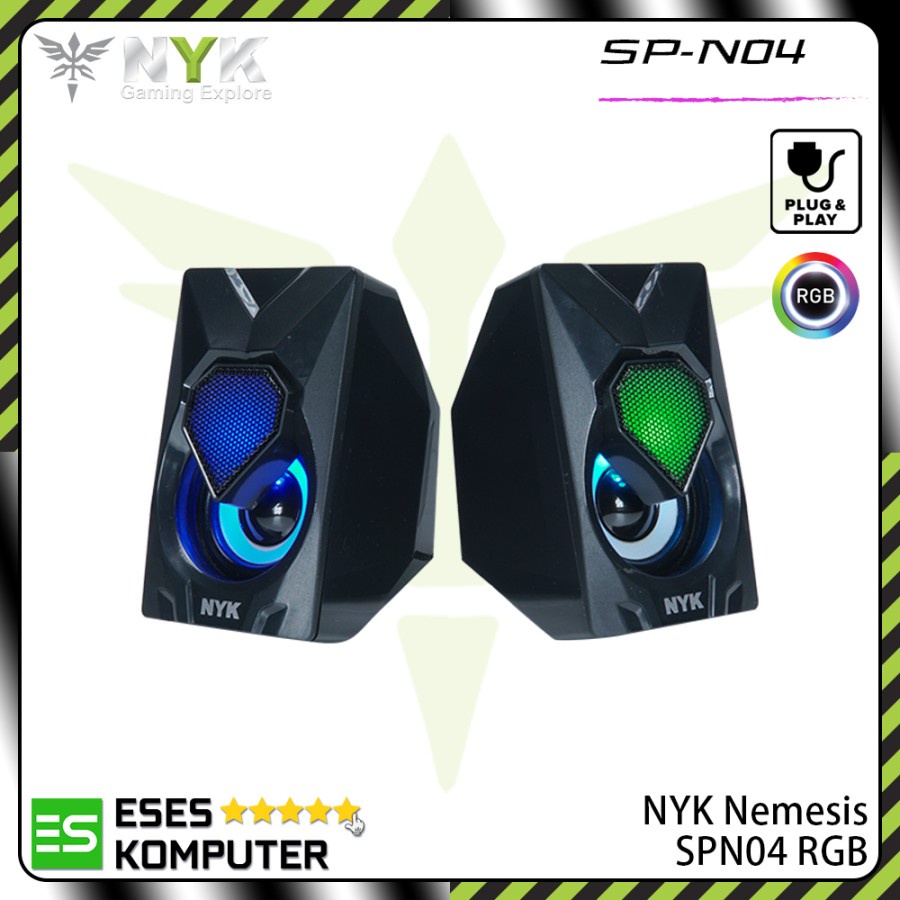 Jual Speaker NYK Nemesis SPN-04 SPN04 RGB | Speaker Gaming | Shopee Indonesia