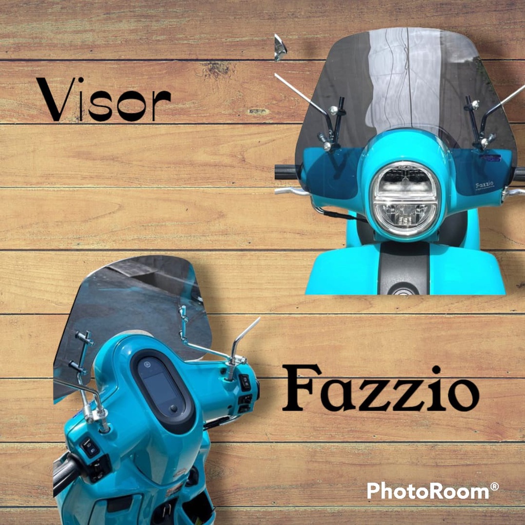Jual Visor Fazzio 125 Visor Tadah Angin Tameng Pelindung Dada Winsil ...