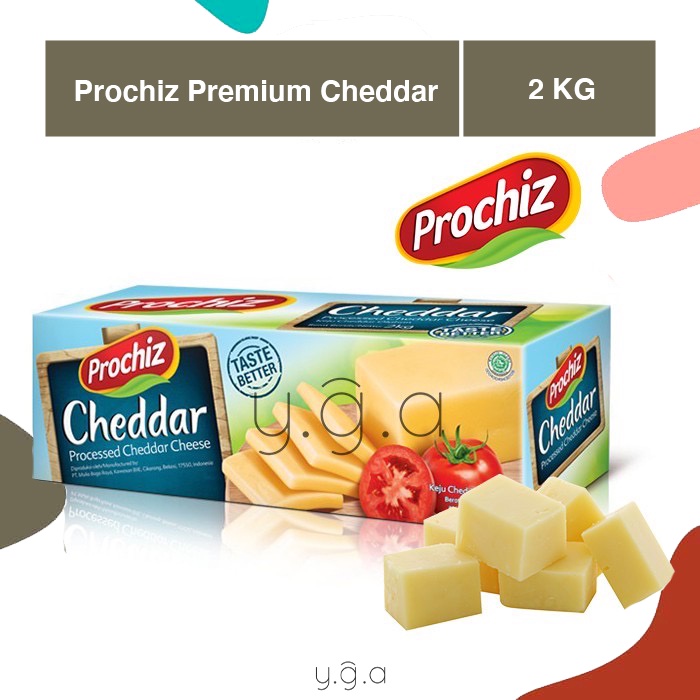 Jual Keju Prochiz Cheddar Premium 2KG | Shopee Indonesia