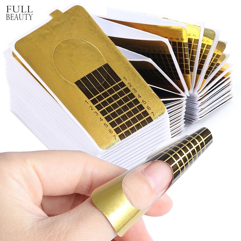 Jual [NS082] Nail Art Form Gel Extention Acrylic / Cetakan Extentions ...