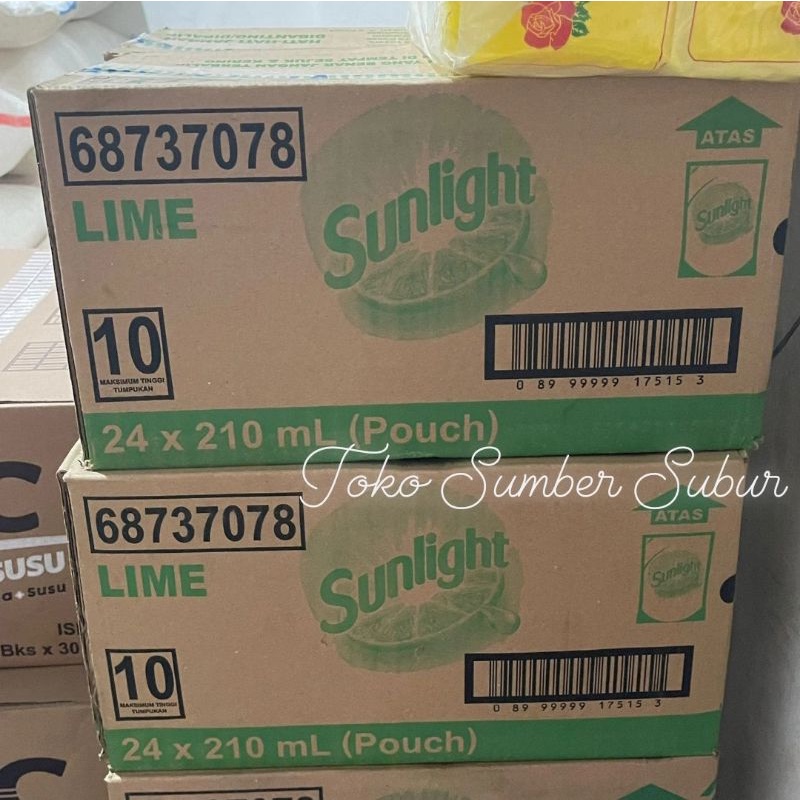 Jual SUNLIGHT REFILL (1 dus isi 24 pouch @210 ml) | Shopee Indonesia