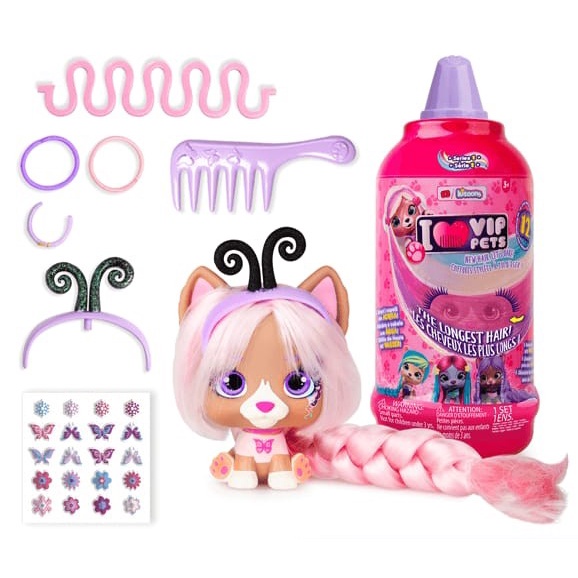 Jual I LOVE VIP PETS SERIES 1 MOUSSE BOTTLE SURPRISE HAIR REVEAL DOLL ...