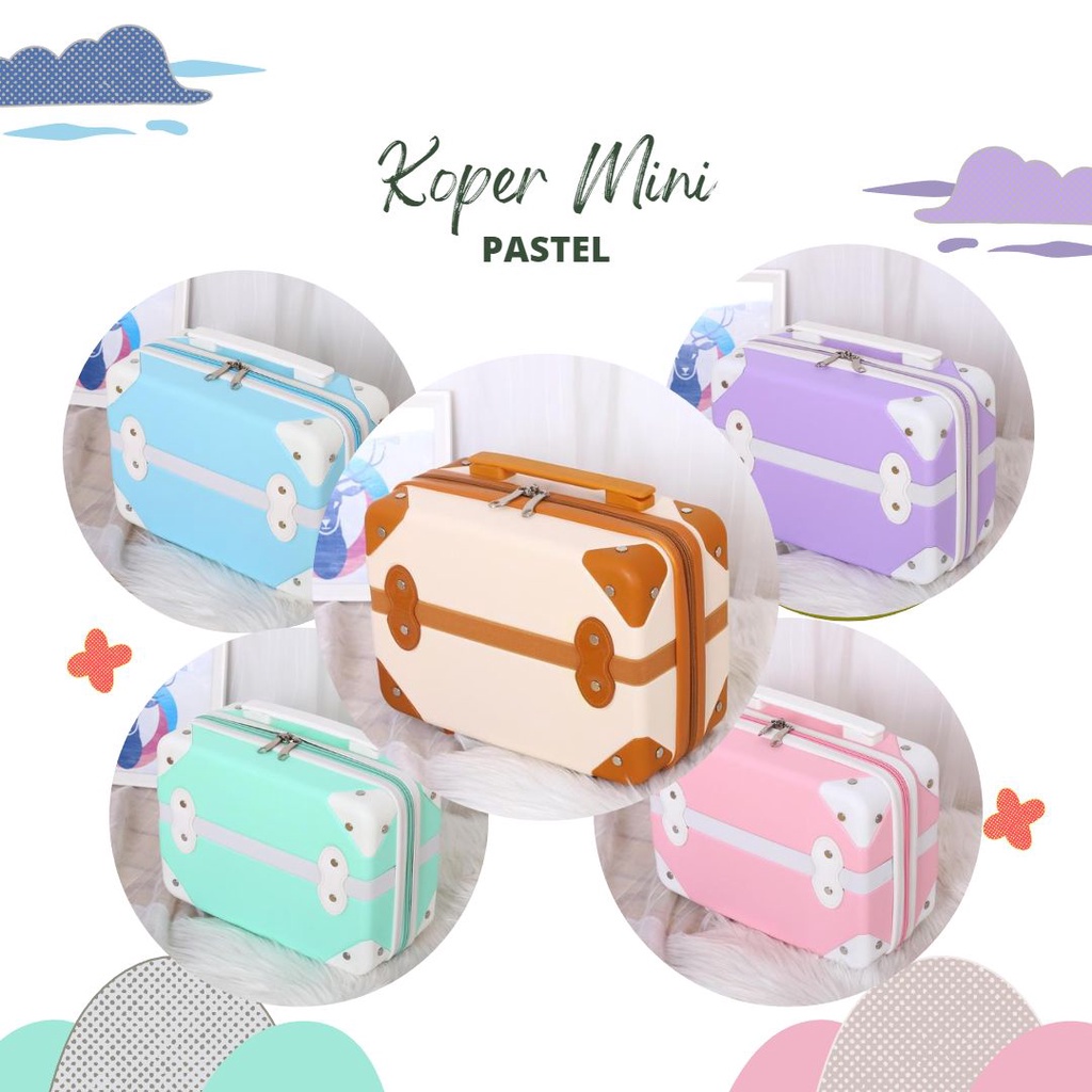 Jual koper mini kecil 14 inci koper tenteng tambahan bisa diselipkan ke ...