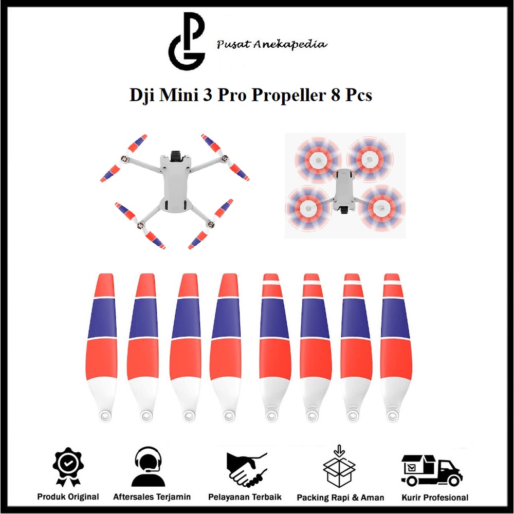 Jual Dji Mini 3 Pro Propeller 8 Pcs - Dji Mini 3 Pro Baling Baling 6030 ...
