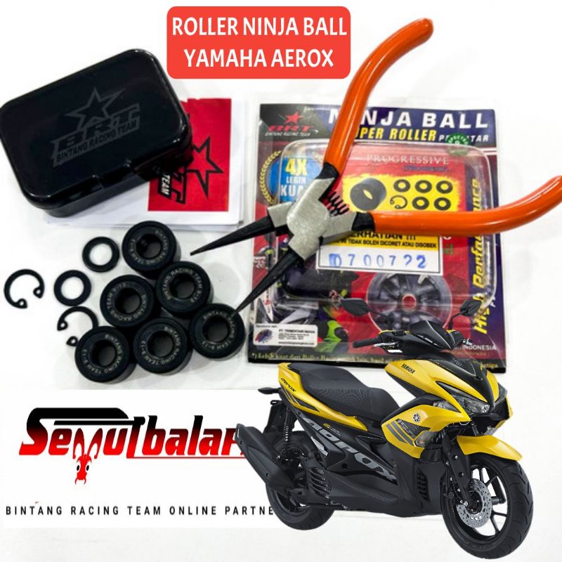 Jual BRT RACING ROLLER NINJA BALL AEROX BRT RACING ROLER NINJA BALL ...