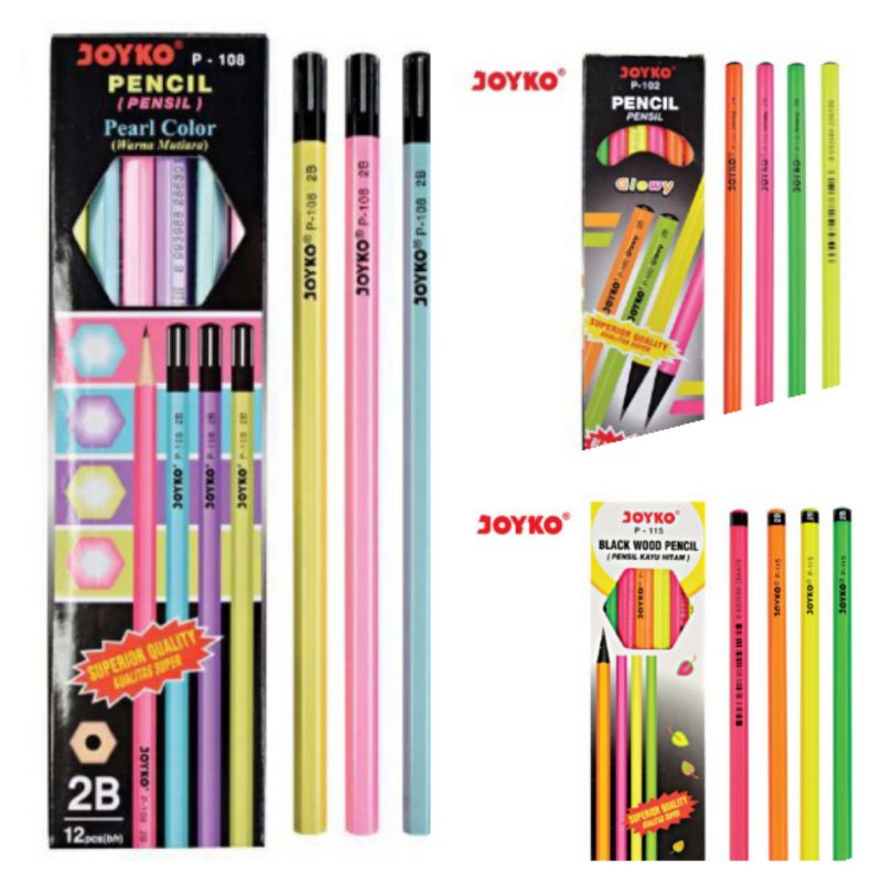 Jual Pensil 2b Joyko Isi 12 Pcs Shopee Indonesia