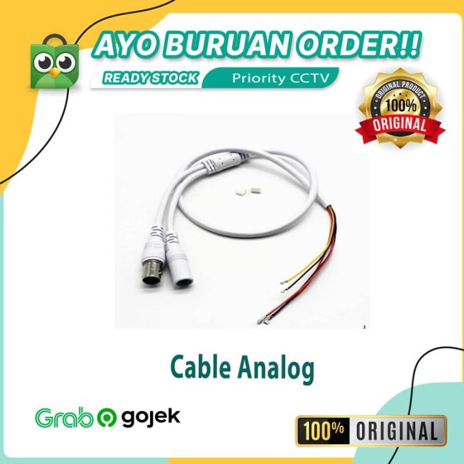 Jual KABEL IP CAM CABLE IP CAM ANALOG PENGGANTI HIKVISION DAHUA 0211 ...