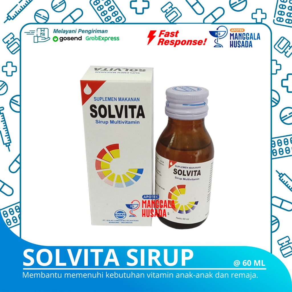Jual SOLVITA SIRUP MULTIVITAMIN @ 60 ML | Shopee Indonesia