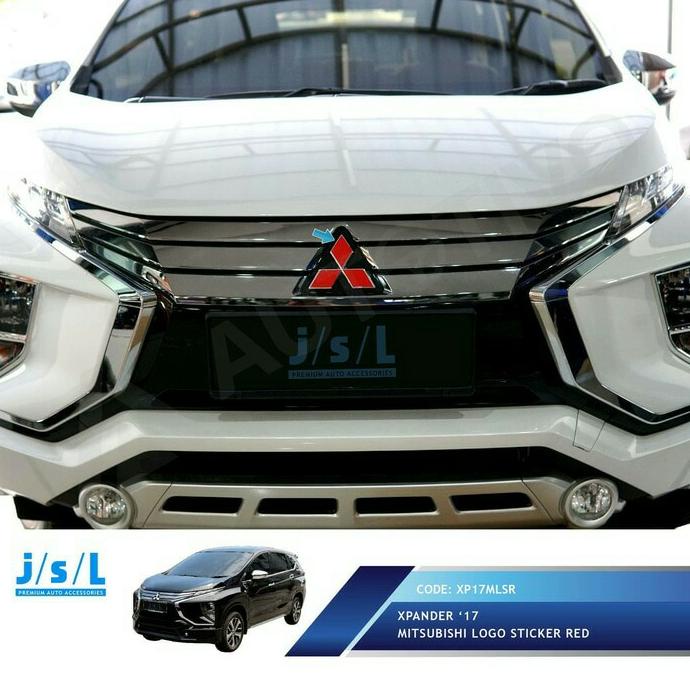 Jual Stiker Logo Mitsubishi Xpander Merah Depan Belakang Sticker Tahan ...