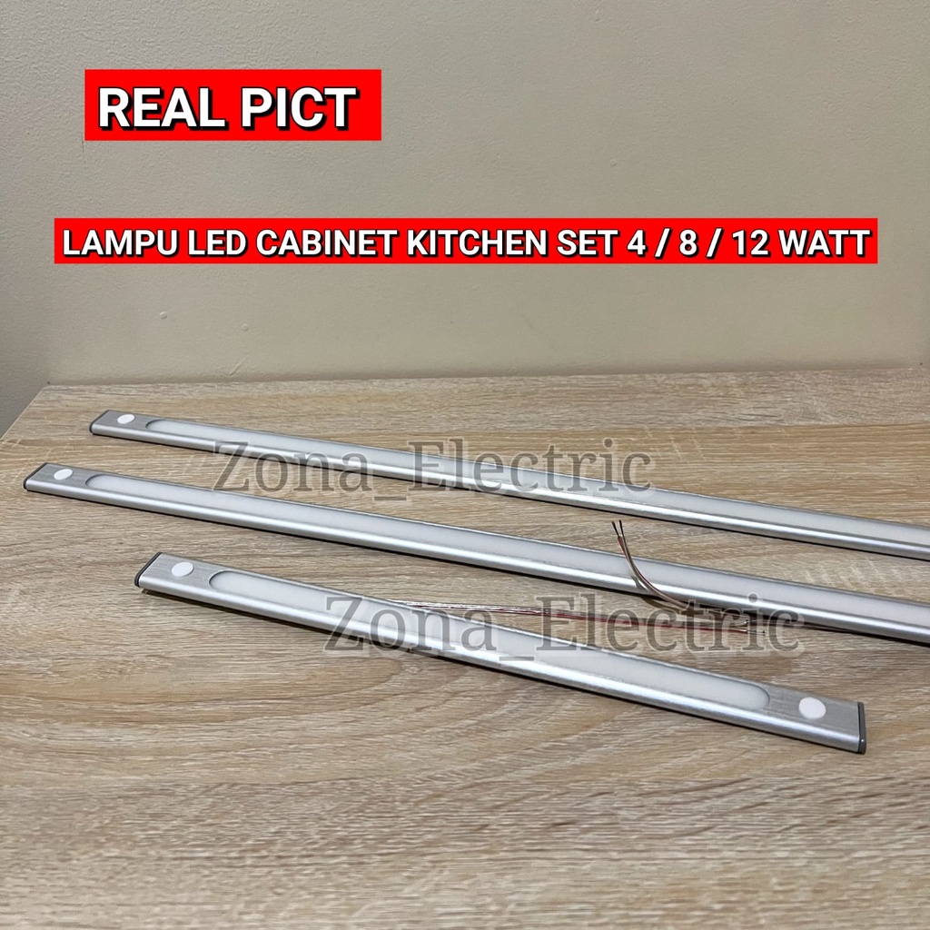 Jual LAMPU CABINET KITCHEN SET / LEMARI BAJU LED 4W/8W/12W/ WHITE ...