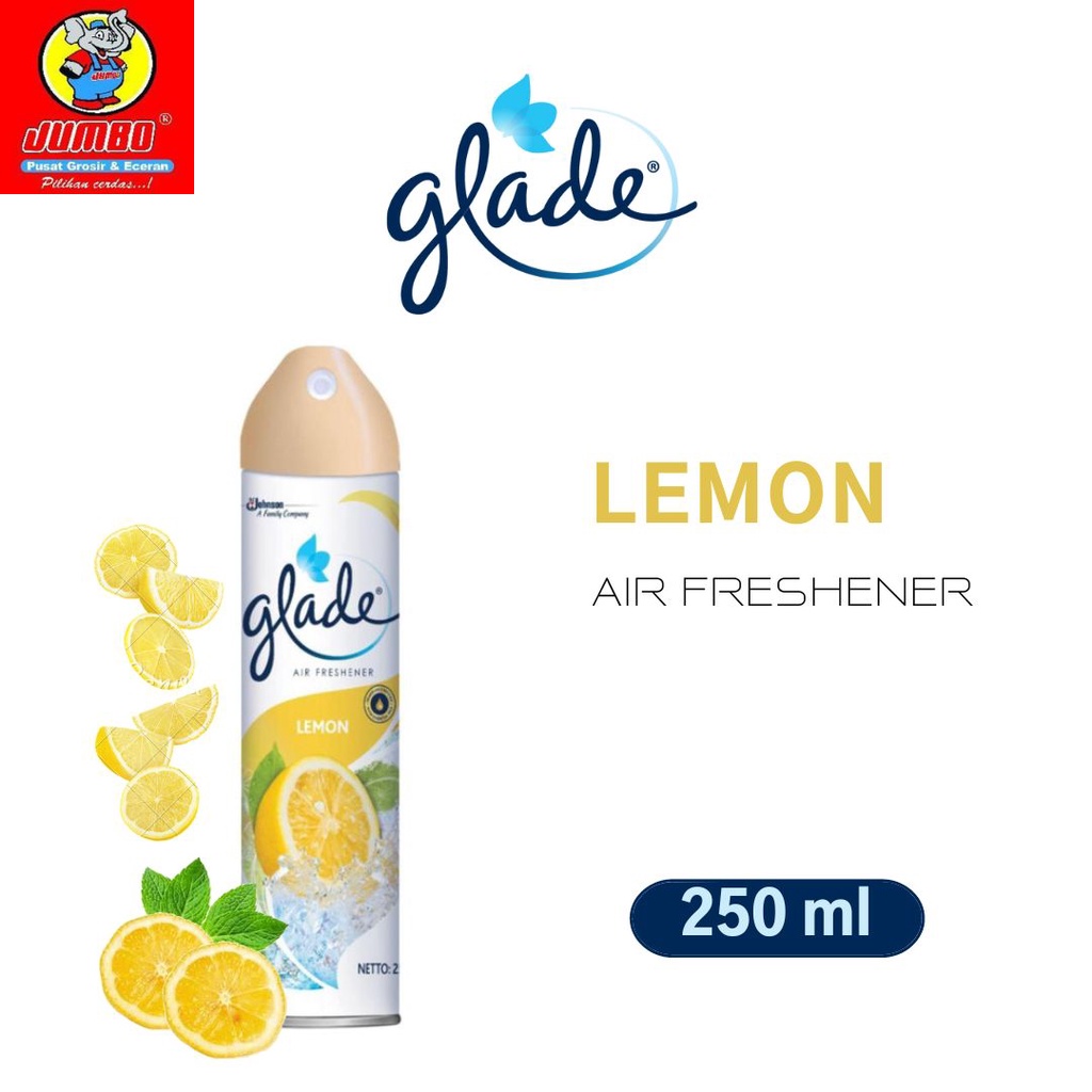 Jual Glade Air Freshener 225ml Lemon /Glade Pengharum Ruangan | Shopee ...