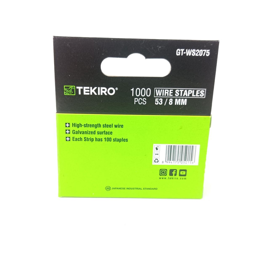 Jual Isi Staples TEKIRO untuk Staples Tracker Gun isi Staples Tembak ...