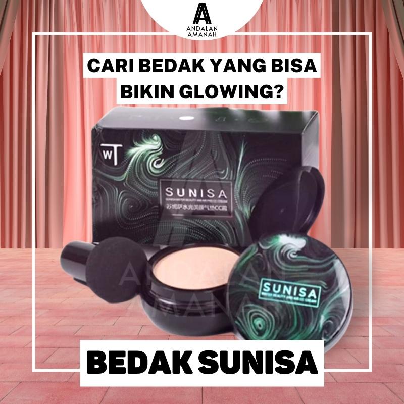 Jual Bedak Waterproof Sunisa Air Cushion BB Creaaem Foundation Sunisa ...