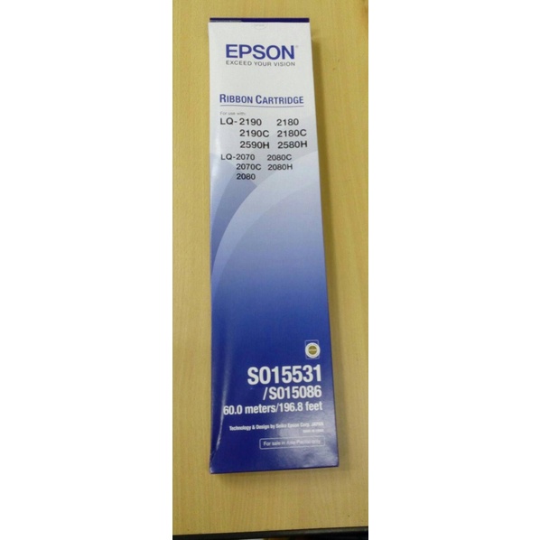 Jual Epson Ribbon Cartridge S015531 - LQ-2190 Original | Shopee Indonesia