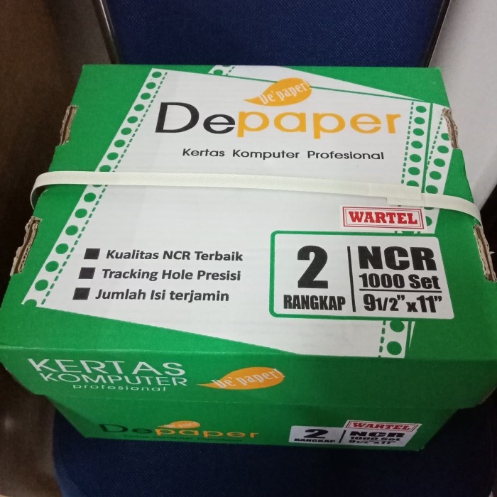 Jual 2 Ply Wartel Kertas Continuous Form Depaper 9 1/2 x 11 | Shopee ...
