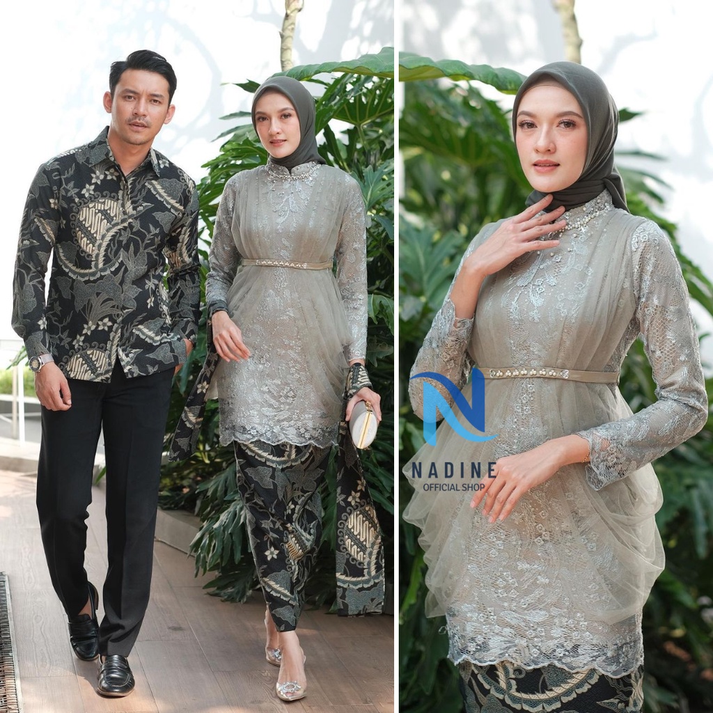 Jual Kebaya Couple Modern Kebaya Wisuda Lamaran Baju Tunangan Batik ...