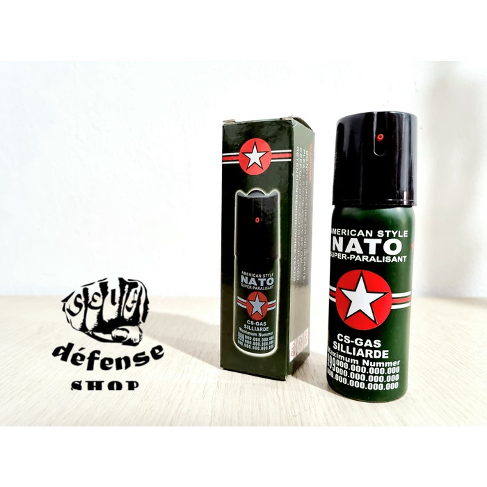 Jual Pepper Spray Nato Germany 60ml Semprotan Merica Gas Air Mata ...