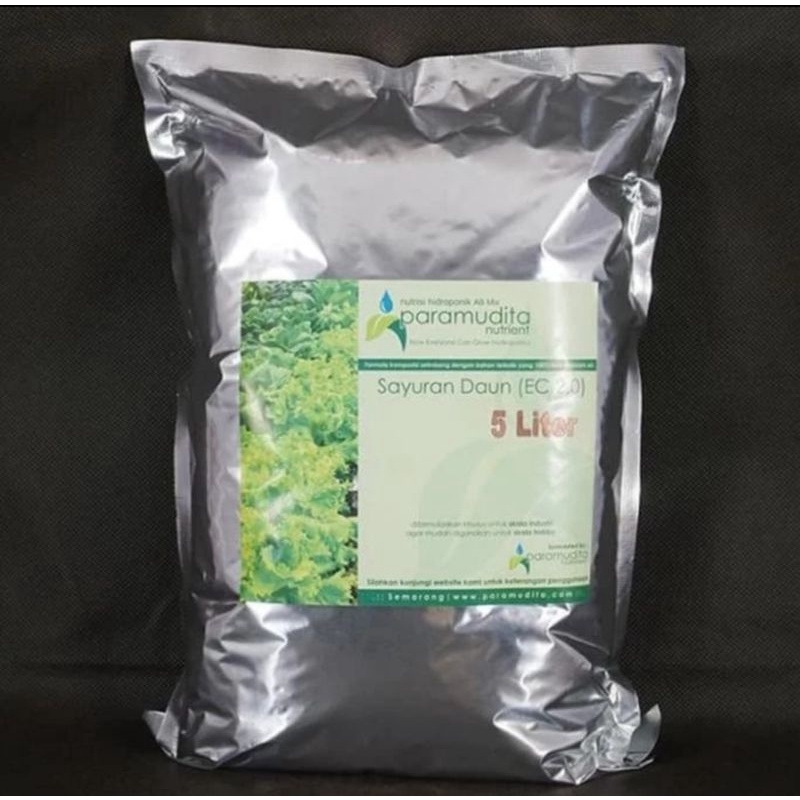 Jual Nutrisi Hidroponik AB Mix Paramudita Nutrient - 5 Liter | Shopee ...