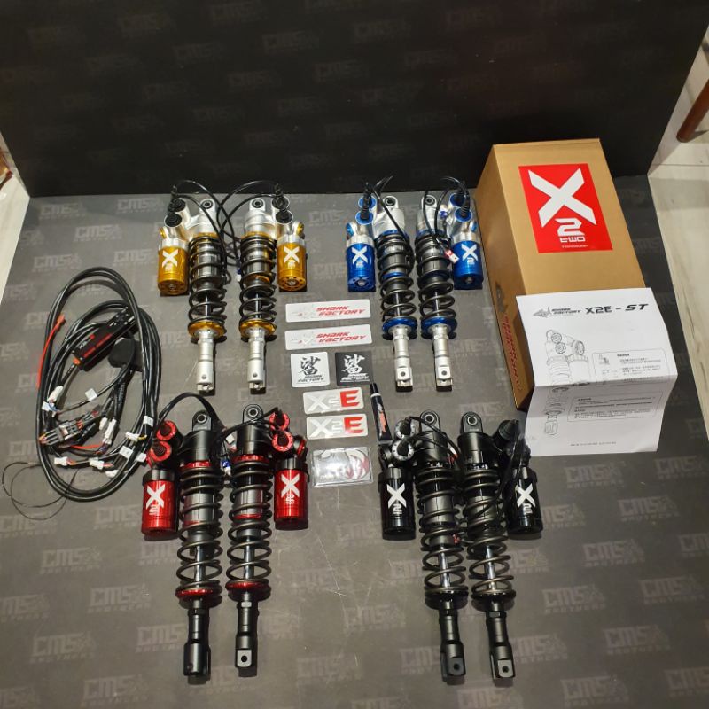Jual Shockbreaker Shock X2e X2 Electric Shark Factory Xmax Original | Shopee Indonesia