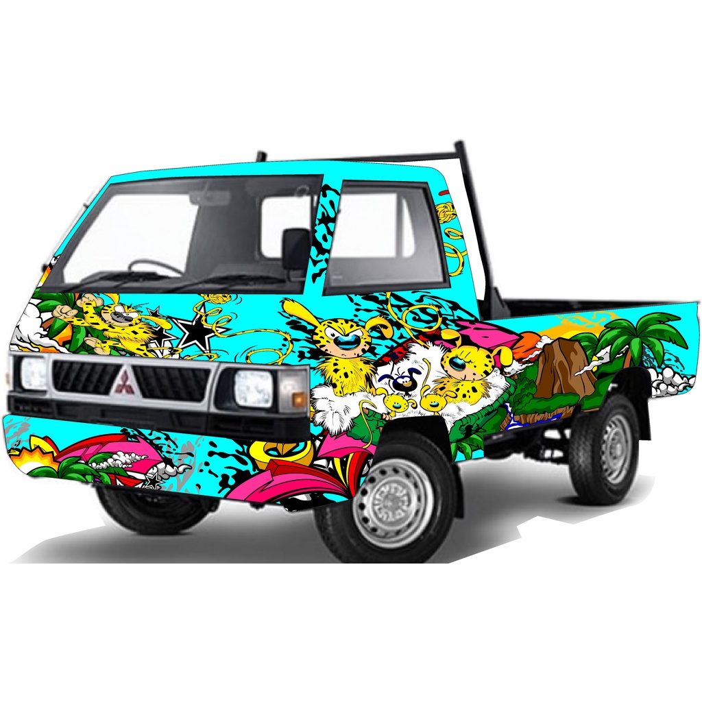 Jual Sticker decal full Body L300 Bisa Request Nama Warna Gambar ...