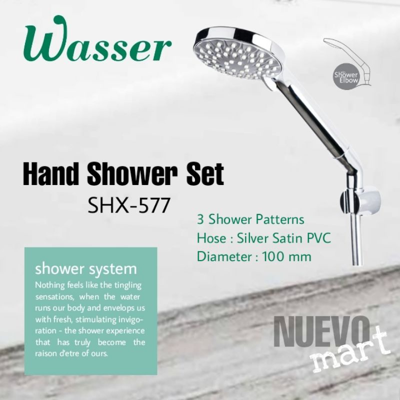 Jual Hand Shower WASSER SHX-577 / WASSER Hand Shower Set SHX 577 ...