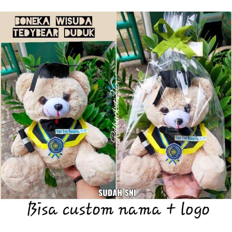 Jual Boneka Wisuda | Boneka wisuda tedybear (sudah SNI) | Shopee Indonesia
