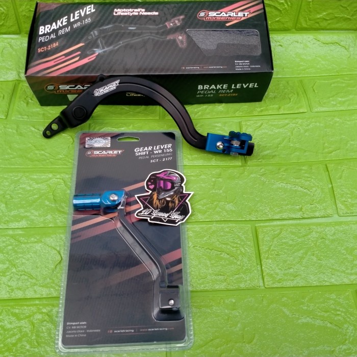 Jual Pedal Rem Set Operan Gigi Yamaha Wr 155 Scarlet Original Pedal Rem ...