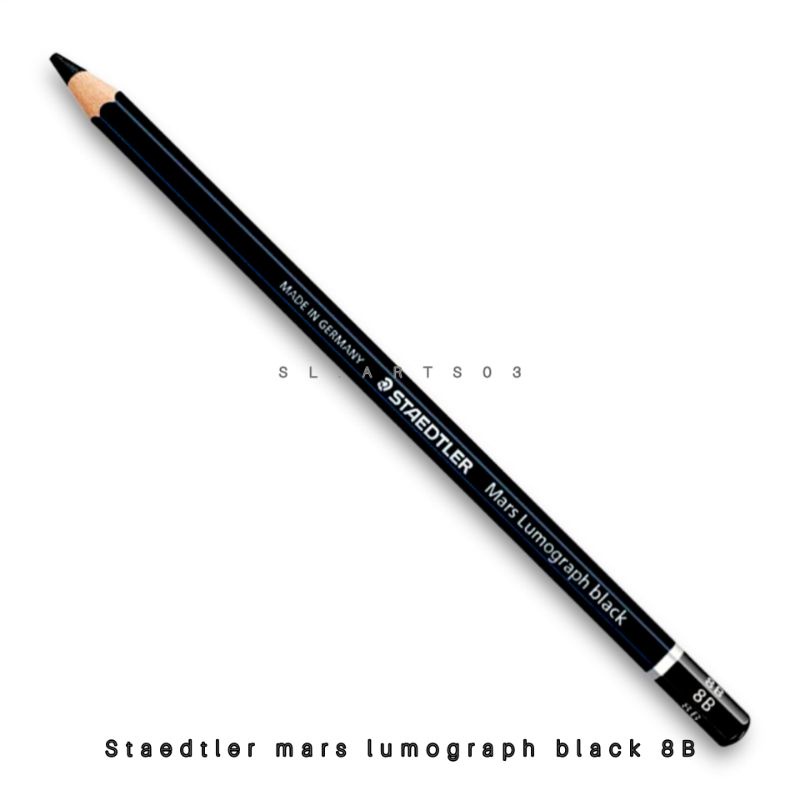 Jual Pensil Staedtler Mars Lumograph Black 8b Shopee Indonesia