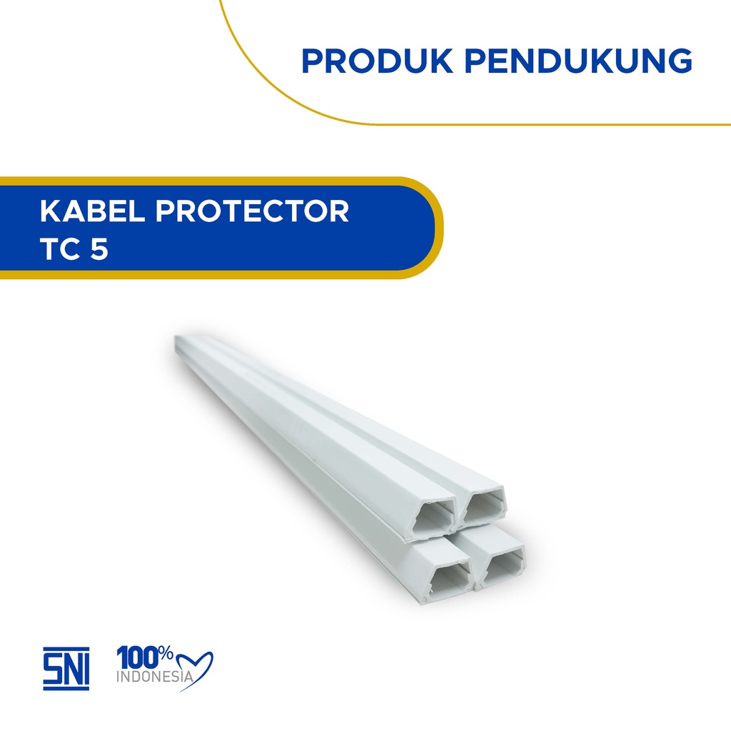 Jual Pipa Kabel Duct TC5 1 Meter - Kabel Protektor Duct | Shopee Indonesia