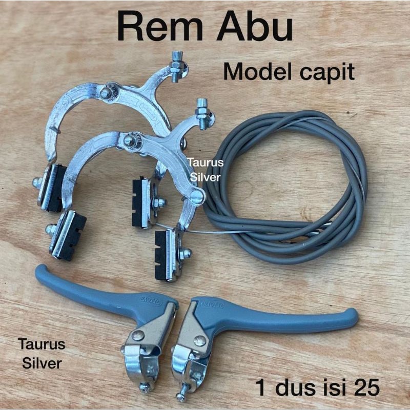 Jual REM ABU/ REM CAPIT 1 SET UNTUK SEPEDA BMX/MINI UNTUK UKURAN 12/16 ...