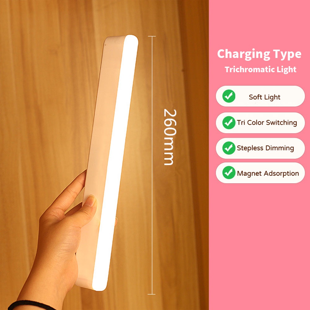 Jual lampu kabinet Lampu tidur 3 Colors Adjustable LED tombol ...