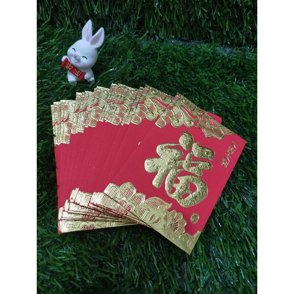 Jual angpao fu isi 30 lembar 7*10cm .amplop hoki . | Shopee Indonesia