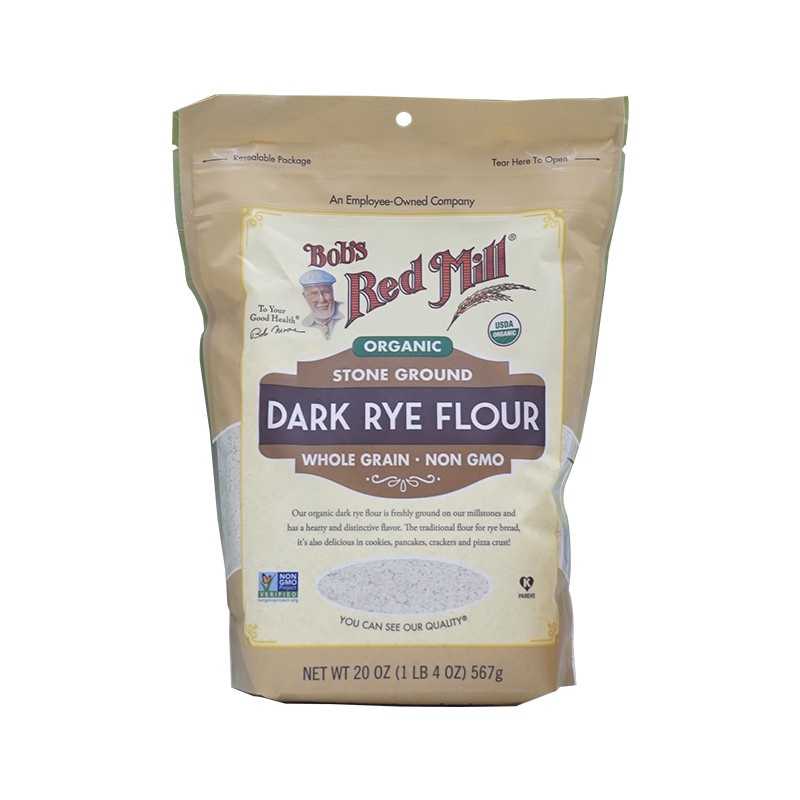Jual Bob's Red Mill Organic Whole Grain Dark Rye Flour 623 gr | Shopee ...