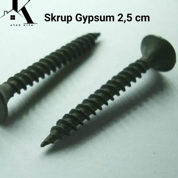 Jual Skrup Gypsum / Screw Gypsum 6x1 inch / Skrup Papan 1000 pcs ...