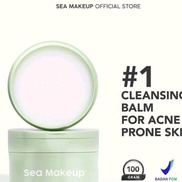 Jual SEA MAKE UP ACNE BUTTER CLEANSING BALM 100/30gram | Shopee Indonesia