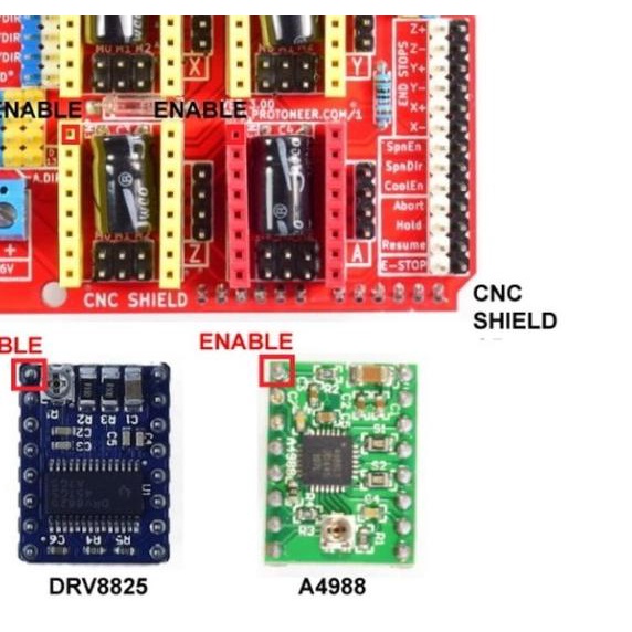 Jual Arduino cnc shield v3 + 4 driver A4988 - A | Shopee Indonesia