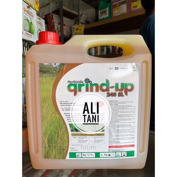 Jual GRIND UP 240 SL Kemasan 5 Liter Herbisida/Racun Rumput Sistemik ...