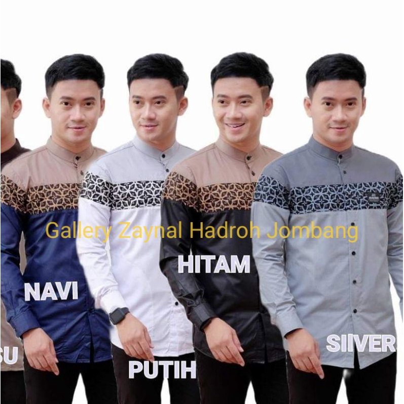 Jual Baju koko guz azmi busana muslim group sragam hadroh NU Pekalongan ...