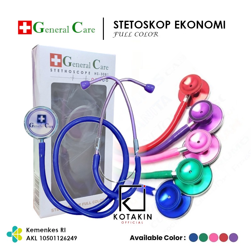 Jual STETOSCOPE General Care Full Color / Stetoskop GC Ekonomi Warna ...