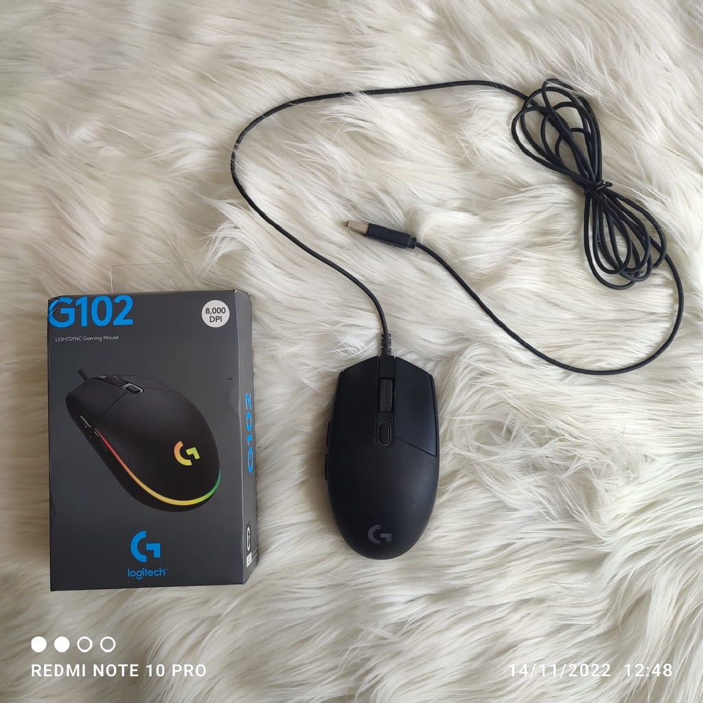 Jual Logitech G102 Mouse Gaming Wired RGB Second Mulus | Shopee Indonesia
